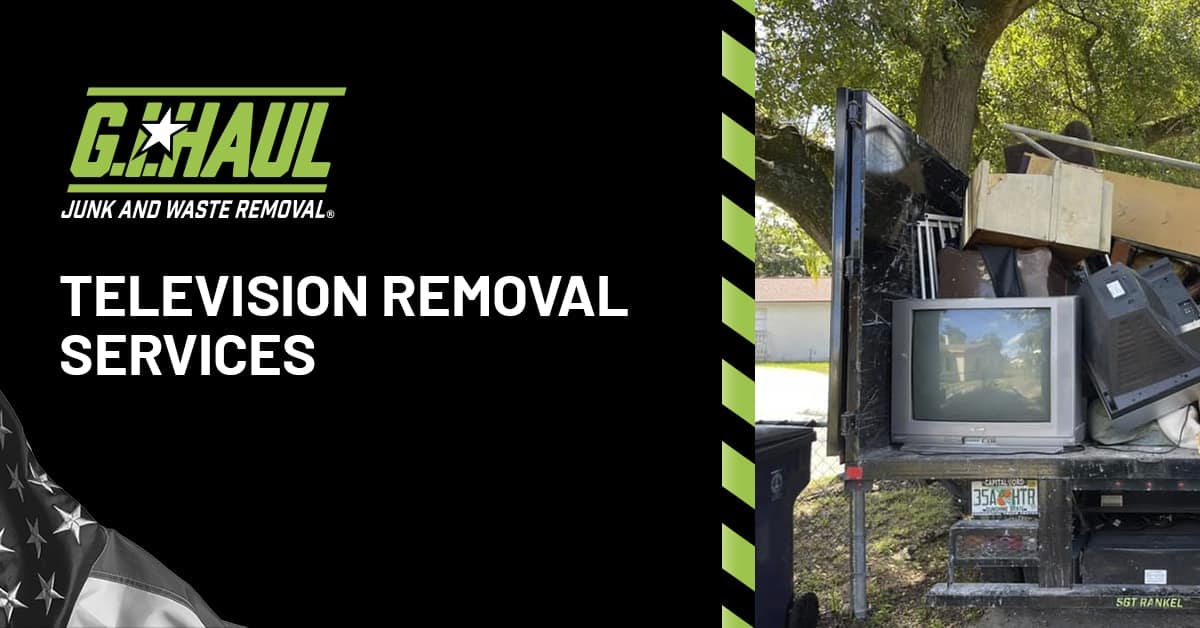 Schedule Your Television Removal Service | Hassle-Free Junk Removal